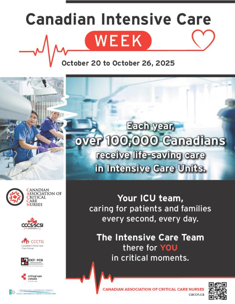 CACCN | Canadian Intensive Care Week – Oct 20-26, 2025